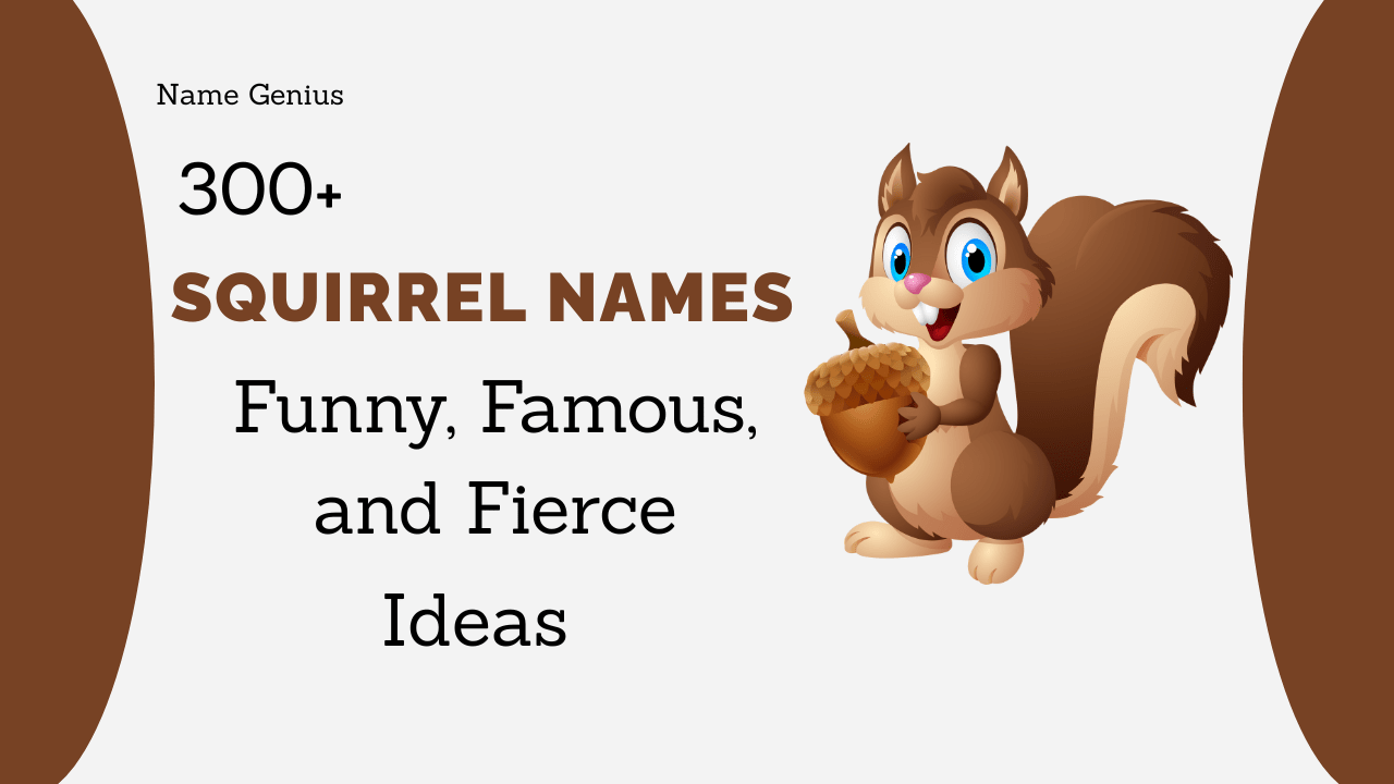 300+ Squirrel Names: Funny, Famous, and Fierce Ideas